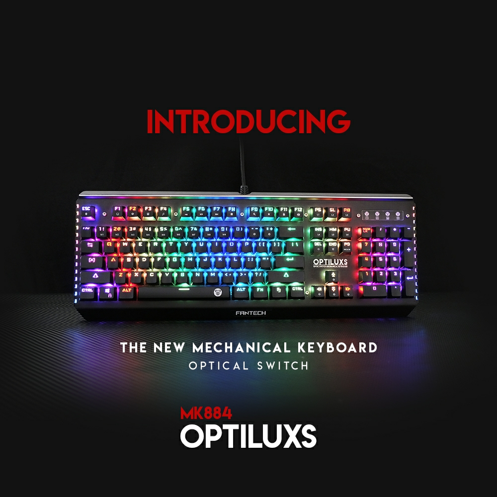 PRO GAMING MECHANICAL KEYBOARD MK884 RGB | Daraz.com.bd
