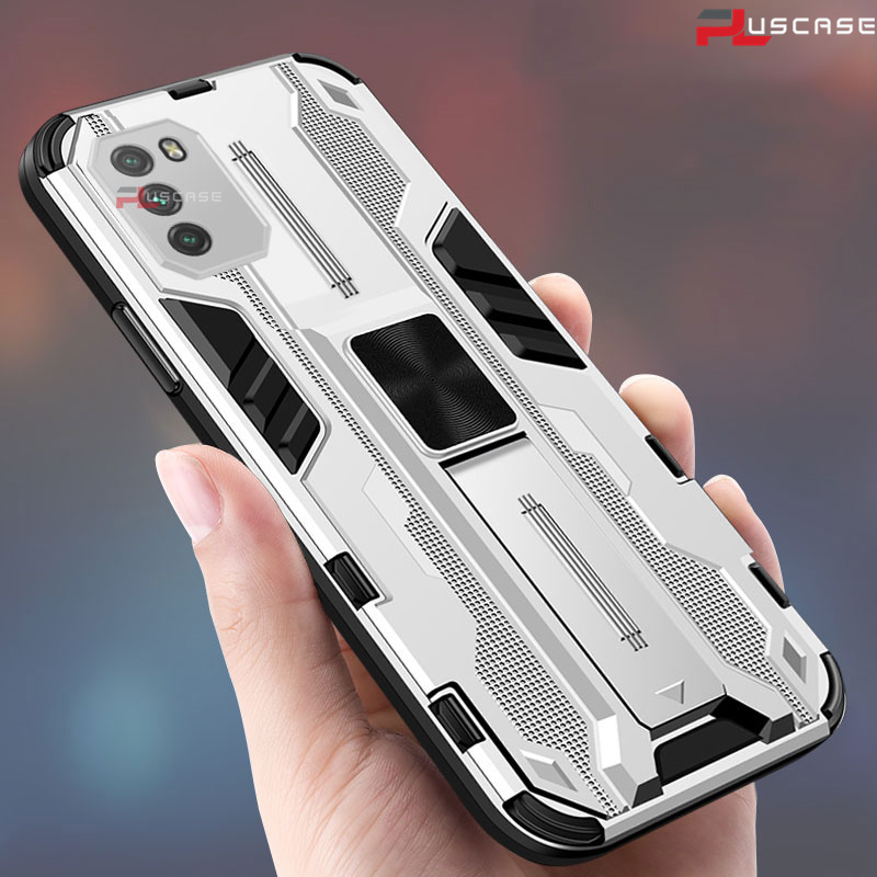 PlusCase for Xiaomi POCO M3 Kickstand Phone Case Camera Lens Protector ...