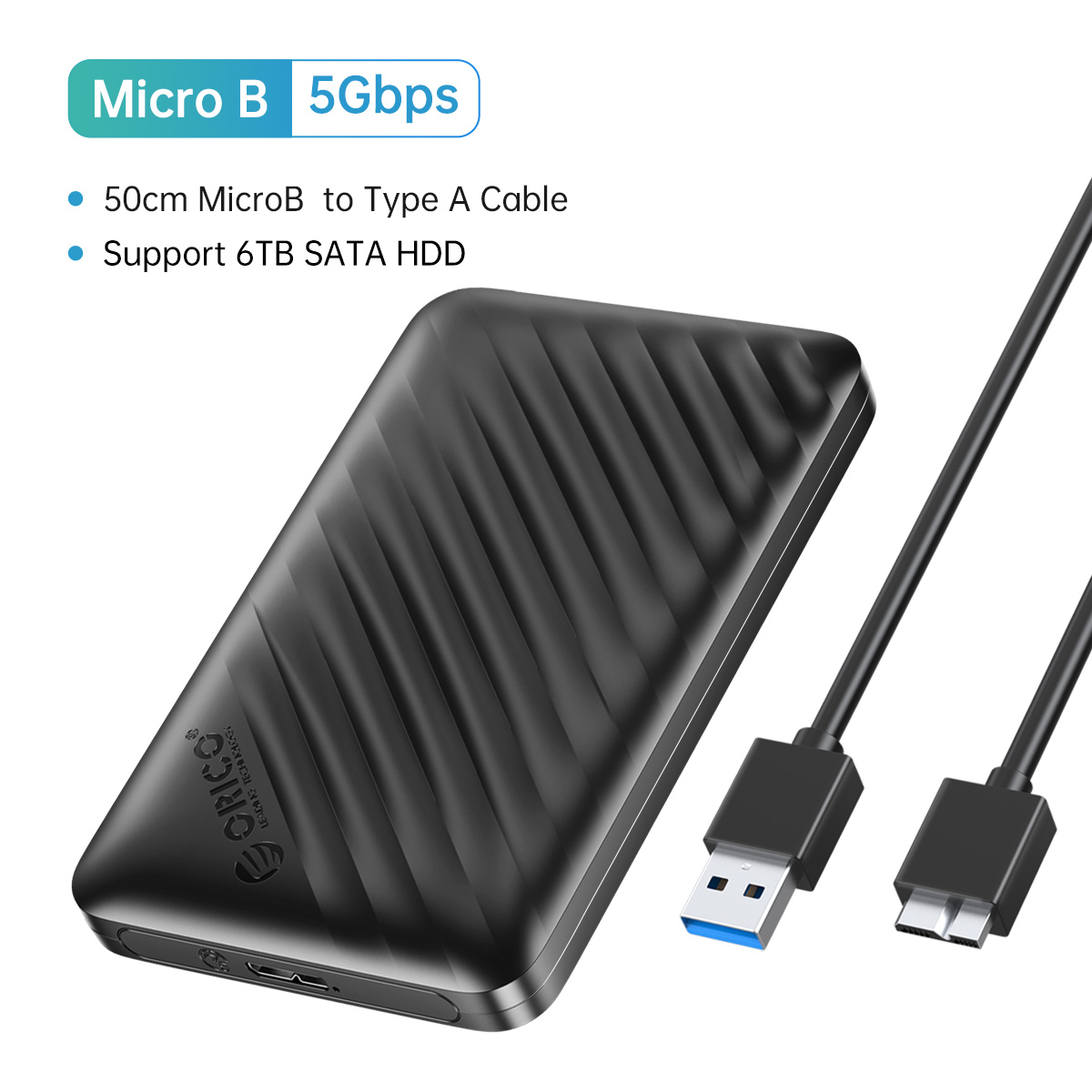 ORICO USB3.1 6Gbps HDD Enclosure SATA to Type-C HDD SSD Hard Drive ...