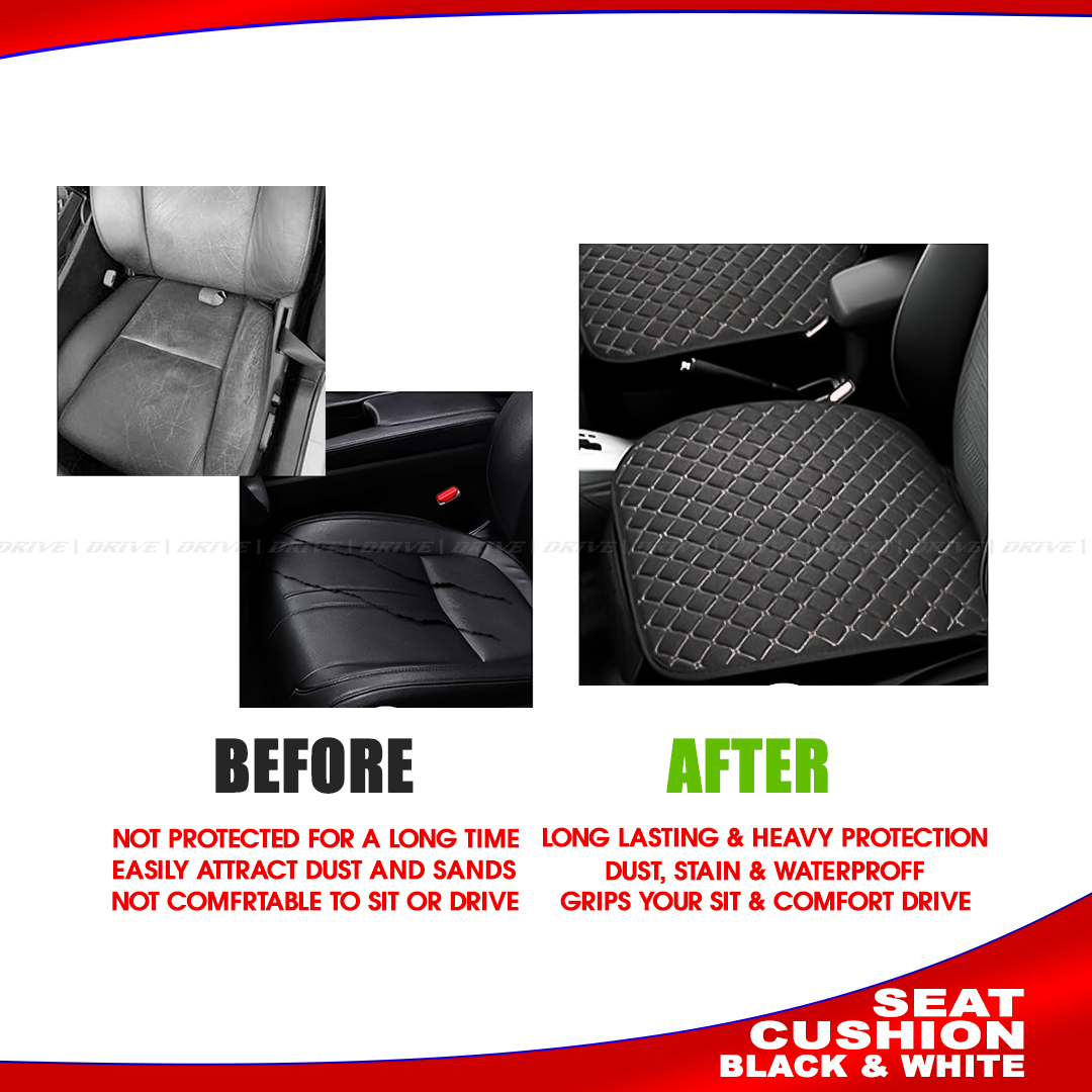 Car Half Seat Cushion,Car Seat Cover | Seat Cushion-3 Pc