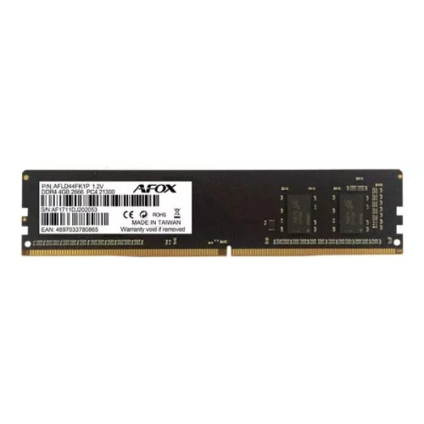 Afox 4Gb Ddr4 2666Mhz Desktop Ram