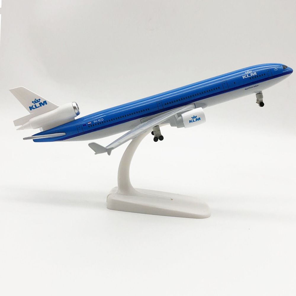 Metal Aircraft Model 20cm 1:400 Mcdonnell Douglas Md-11 Metal Replica ...