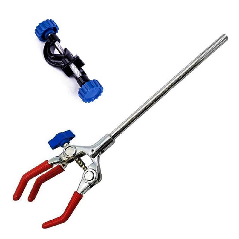 Lab Clamp 3 Prong Finger Adjust Jaw with Scientific Extension ...