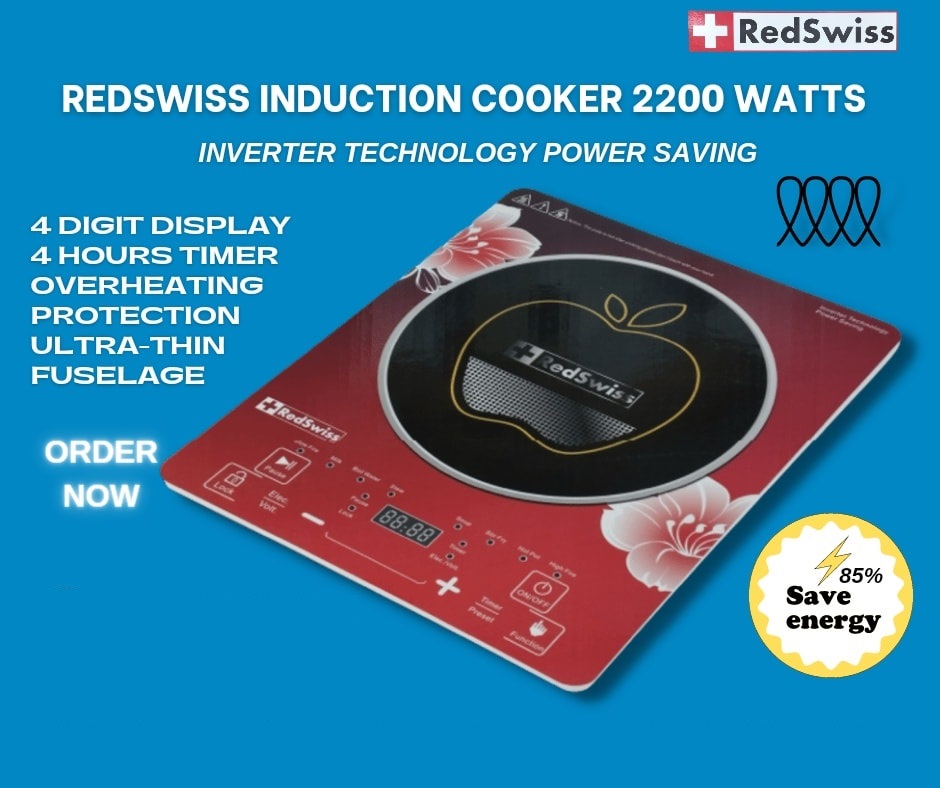 RedSwiss Induction Cooker 2200 Watt RSIN-003 (Inverter technology power ...