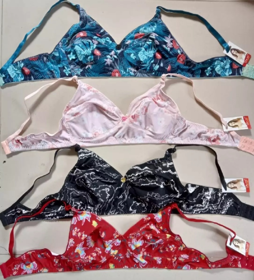 4 pieces stylish printed stretchable bra for girls and women | Daraz.com.bd