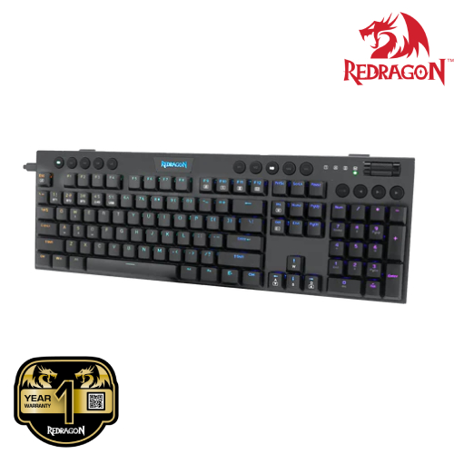 Redragon K618 HORUS Wireless RGB Ultra-Thin Mechanical Gaming Keyboard ...