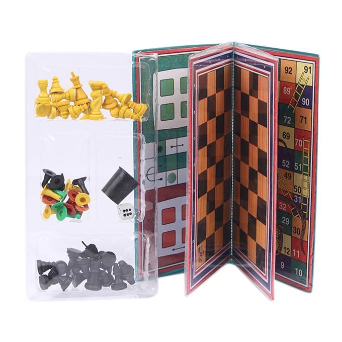 Ludo, Chess, Snake and Ladder new 3 In 1 Game Set