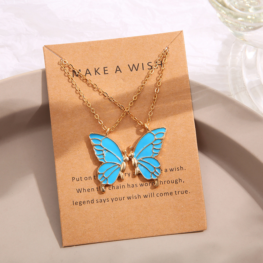 Butterfly necklace shopee store