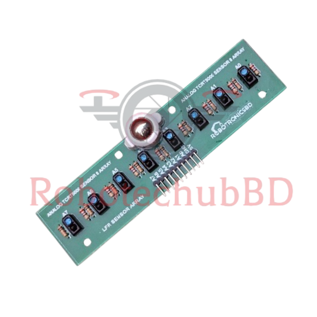 8-Array Line Follower Sensor Module (TCRT5000) | Infrared Line Tracking ...