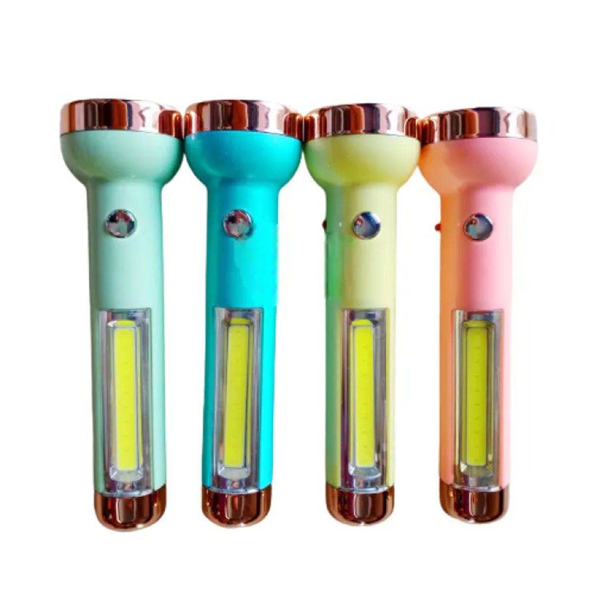 High Power Bright Led Torch Light Rechargeable Flashlight Cob Light ...