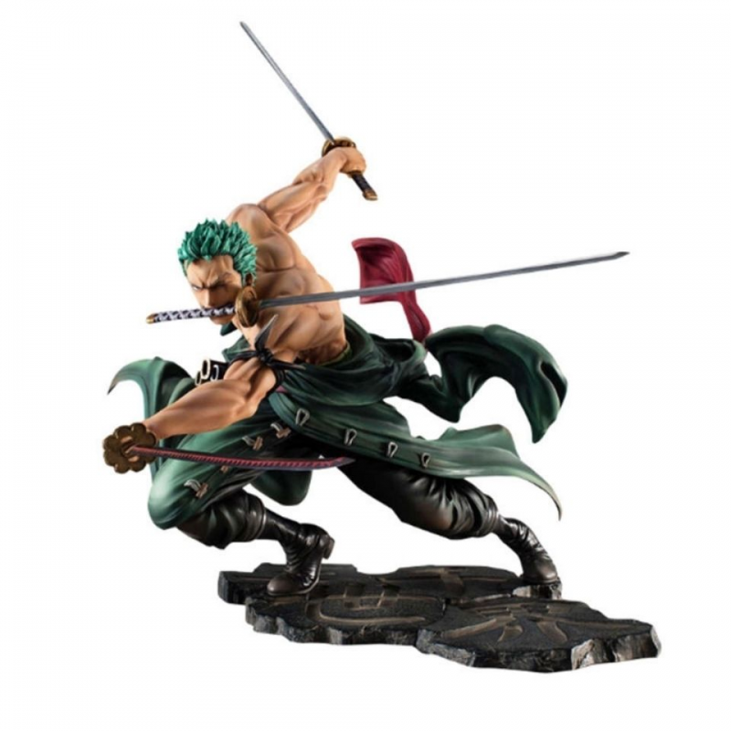 One Piece Stunt Edition 3000 World Sauron 18CM Sauron Three Knife Flow ...