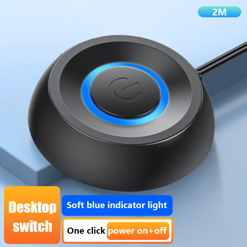 Multifunction 2 Meters LED Light Computer Desktop Power Switch PC ...