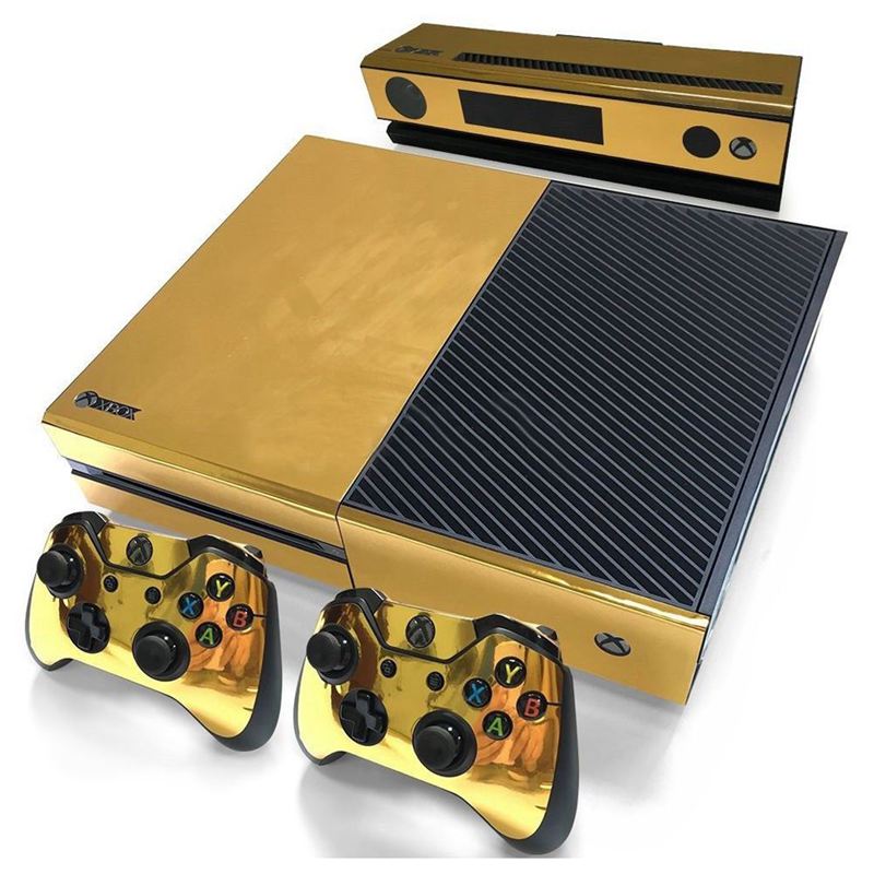 Gold Glossy Skin Sticker For Xbox ONE Console Controller Kinect Decal Vinyl Daraz .bd