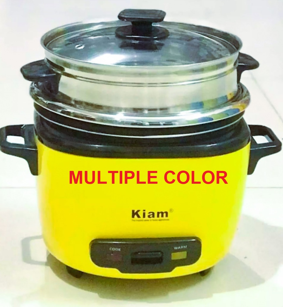 Kiam double pot rice cooker 2.8 liter DRC-9704 MULTIPLE COLOR | Daraz ...