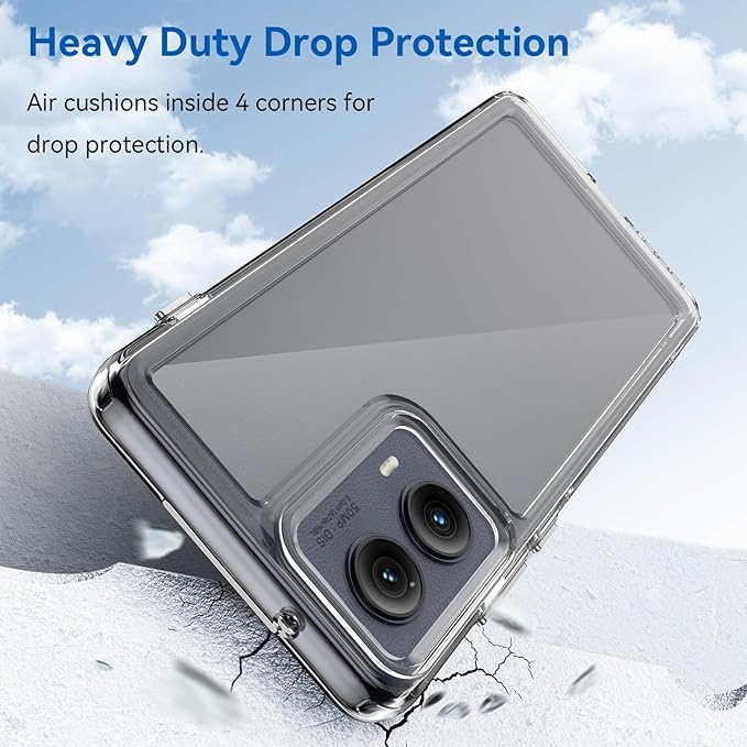 MOTOROLA MOTO EDGE 5G 2024 Flexible Clear Transparent Soft TPU Back Case Cover