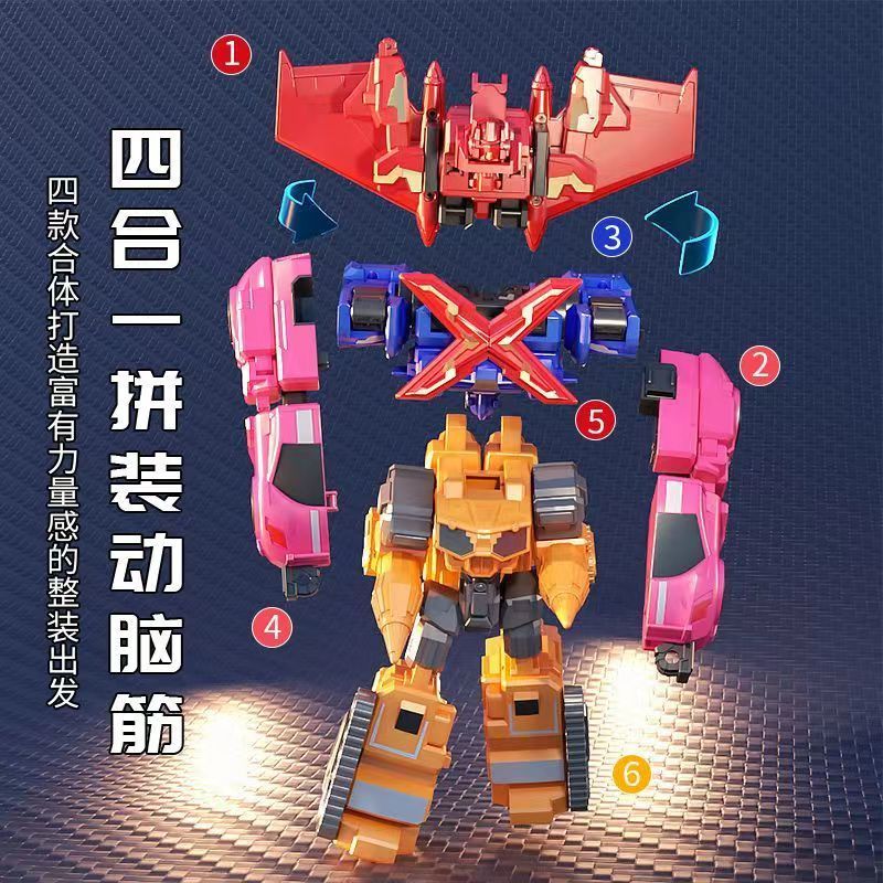 Fantasy mission force X Transformable Mecha Robot Transformer Toy Boy ...