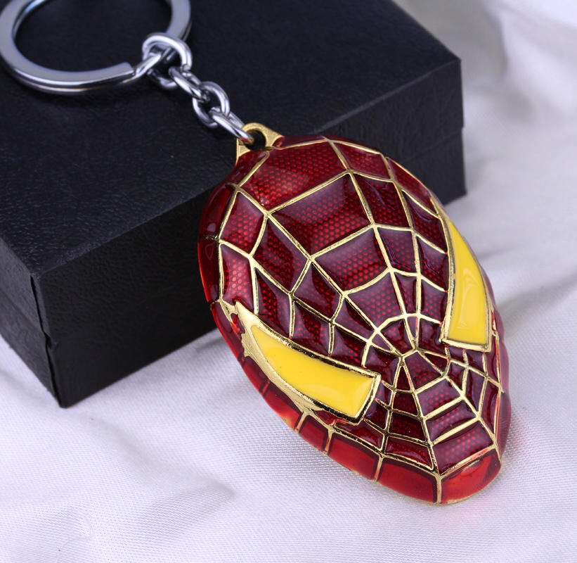 Disney Super Hero Marvel Keychain Legends Avengers Iron Man Spiderman ...