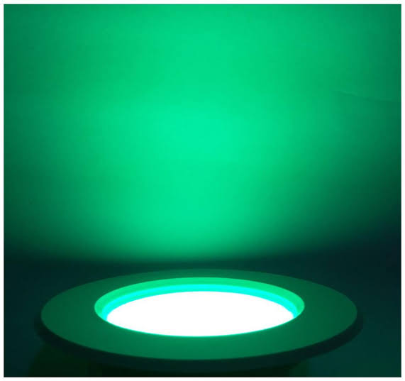 Led 6 Watt Conceal Panel light/ Green Colour Light 6 watt/Green colour ...