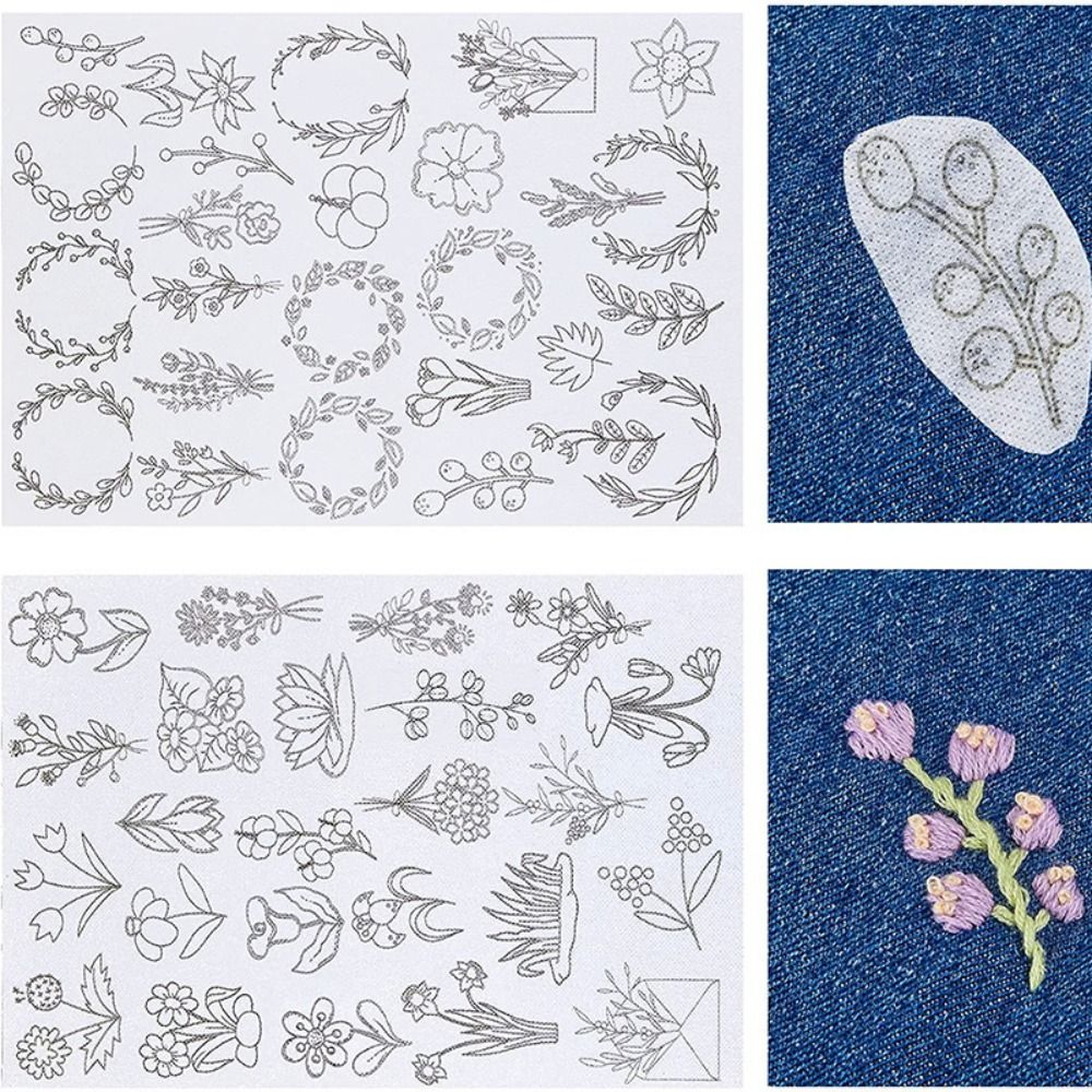 DIY Stitching Embroidery Paper Accessories Handmade Embroidery Crafts ...