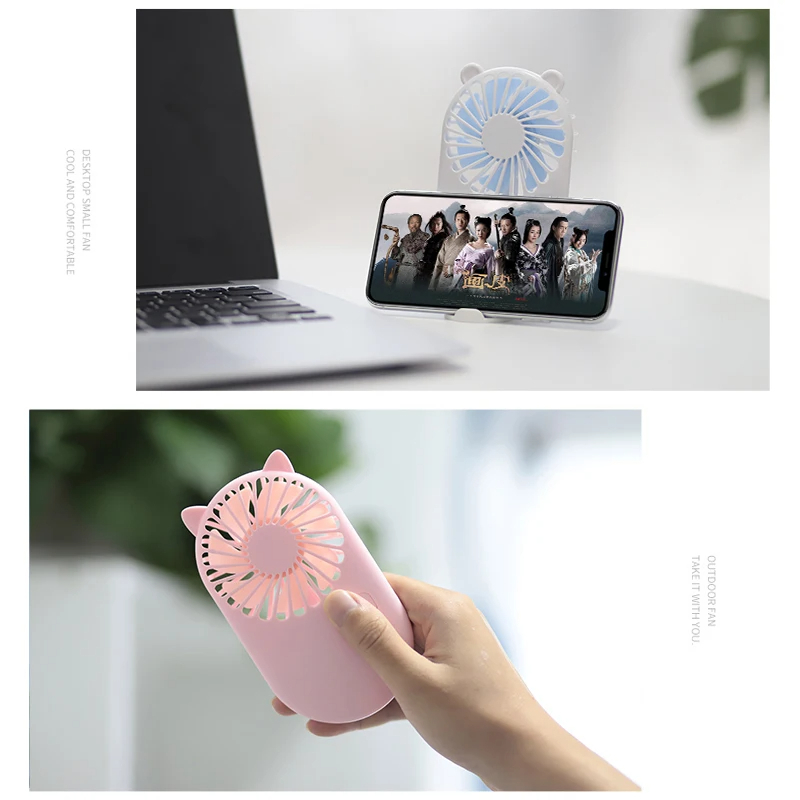 Pocket Fan USB Charging Mini Fan – Handheld and Desktop Silent Portable ...