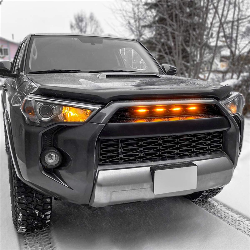 Yellow LED Grill Lights for 4Runner Pro 2014-2023 Grille, LED Amber ...