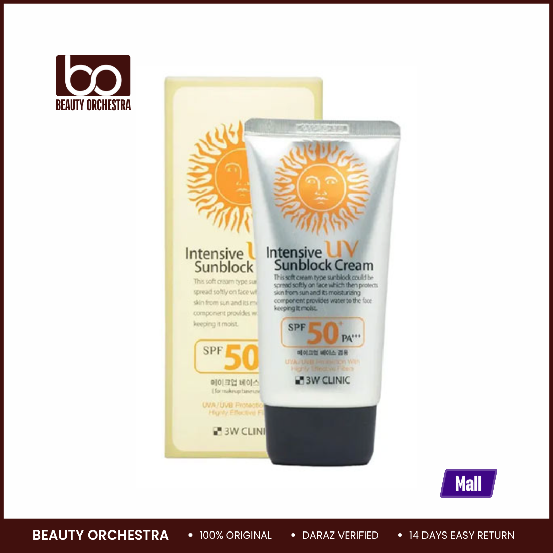 3W Clinic Intensive UV Sunblock Cream-SPF50+ PA+++70ml | Daraz.com.bd