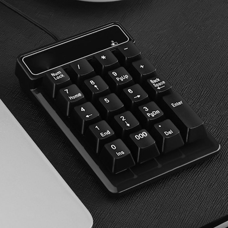 【happy one】Mini USB Wired Keypad 19 Keys Digital Number Pad Numpad ...