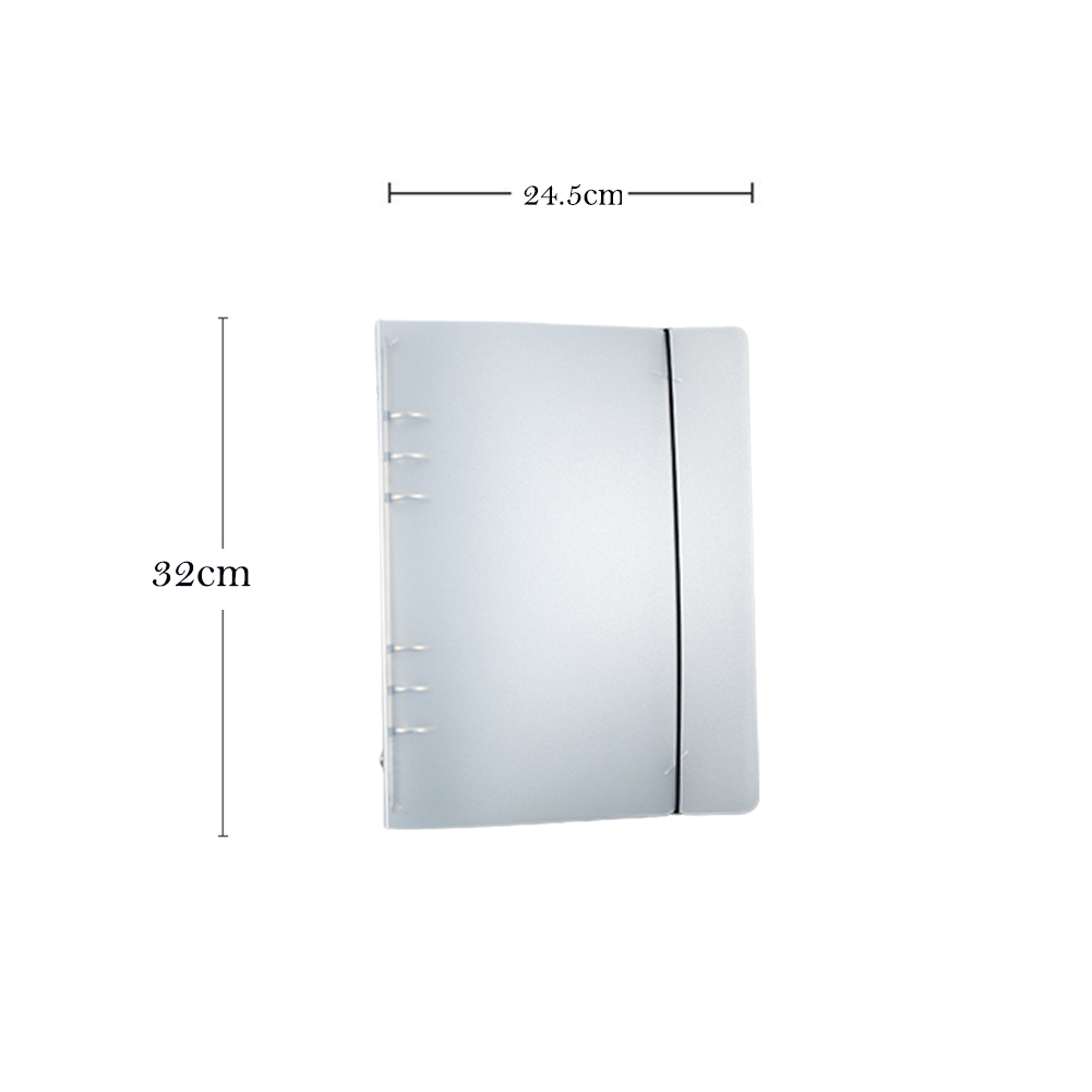 A5/A6/A4/B5 matte binder loose strap Loose Leaf Notebook Paper Planner ...
