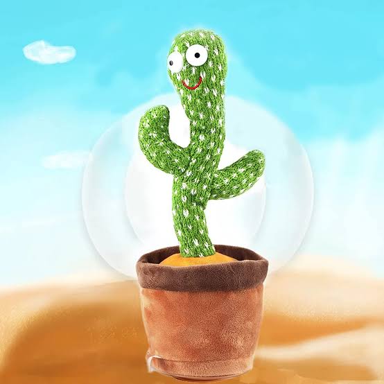 Talking & Dancing Cactus Mimicking Toy (USB CHARGING)-120 songs ...