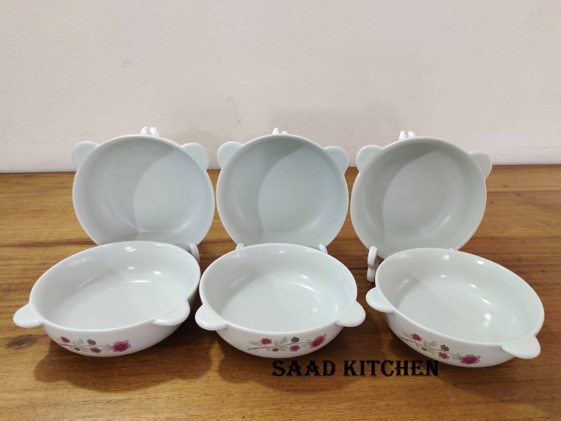 6 Pcs Ceramic Baby Soup & Food Serving Bowl Set. Snack Bowl Set, Gift ...
