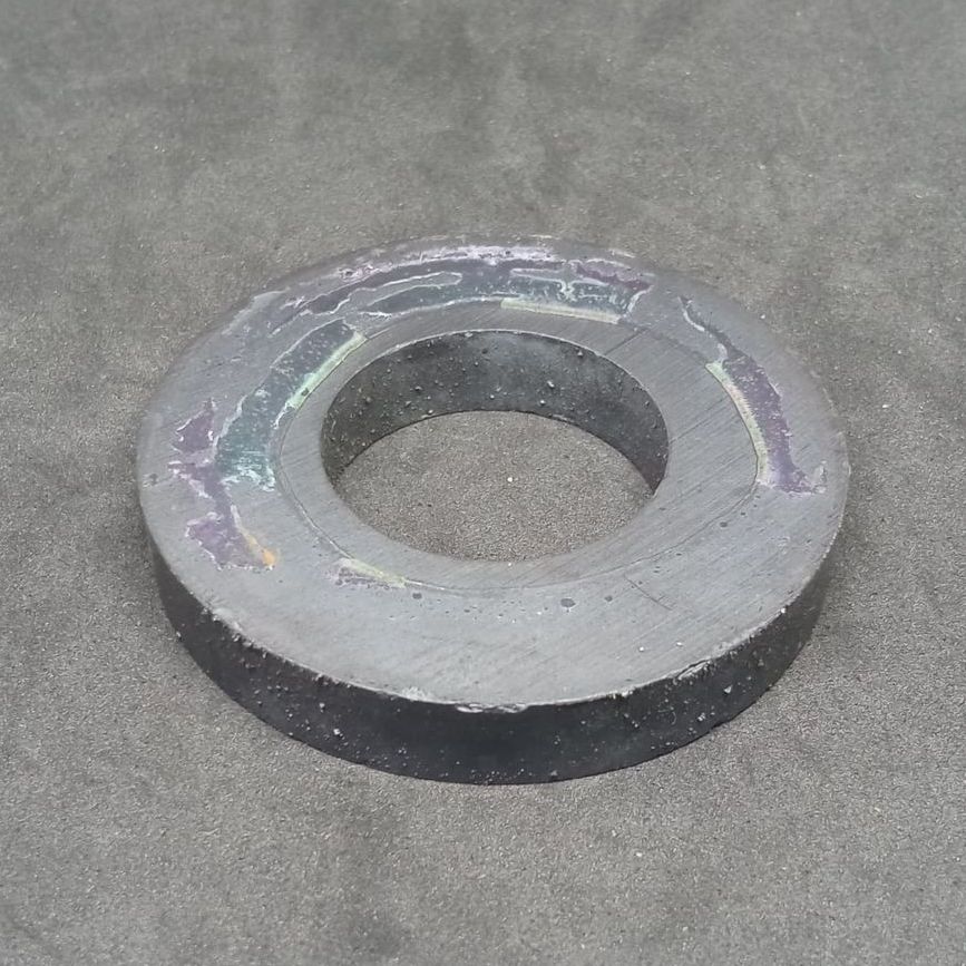 BLACK 50mm RING MAGNETS 50x10mm Ring Magnets Multipurpose Permanent ...