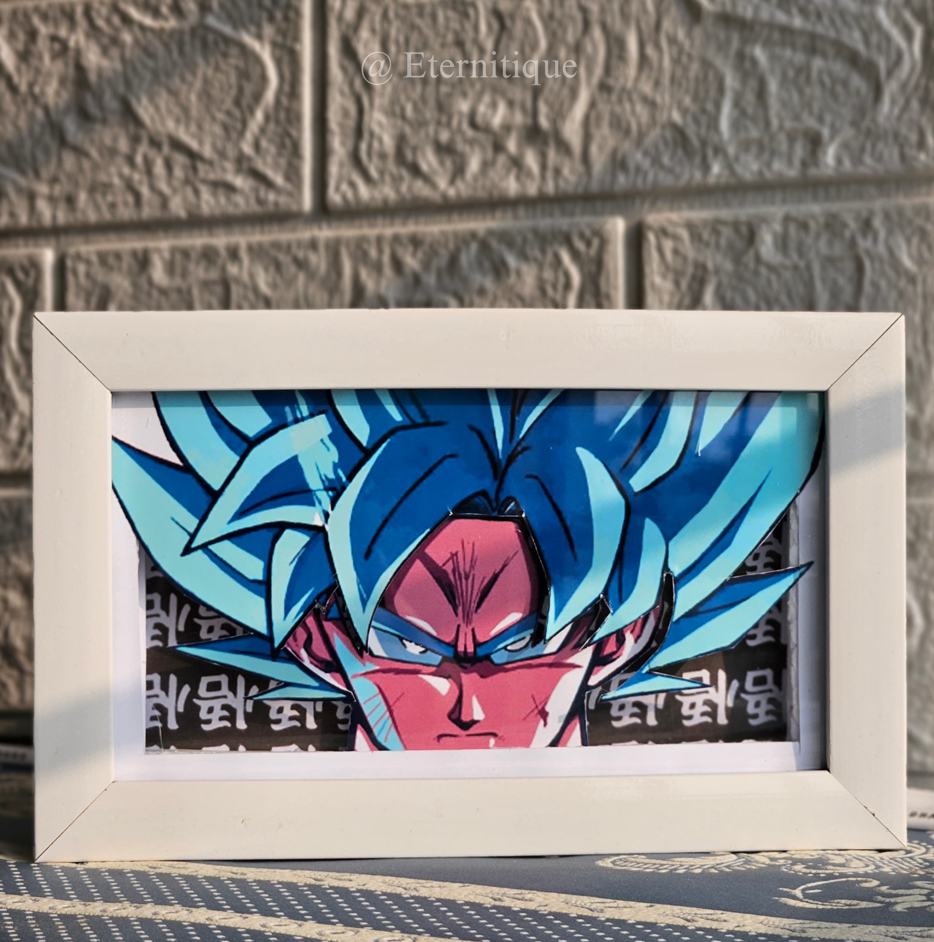 Anime 3D light Box | Anime inspired 3D light frame | Anime gifts | Goku ...