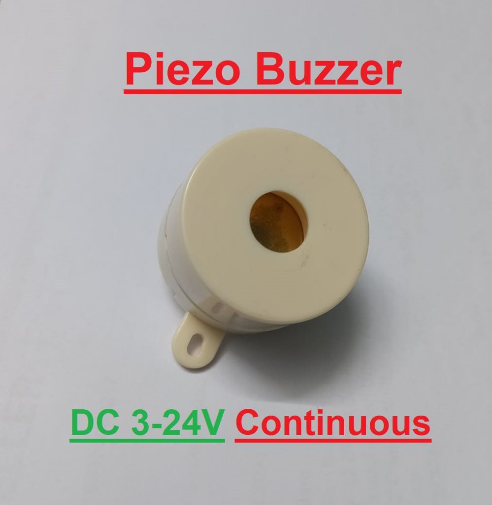 White 40mm Piezo Buzzer 3-24V Continuous Alarm Electronic Piezo Buzzer ...