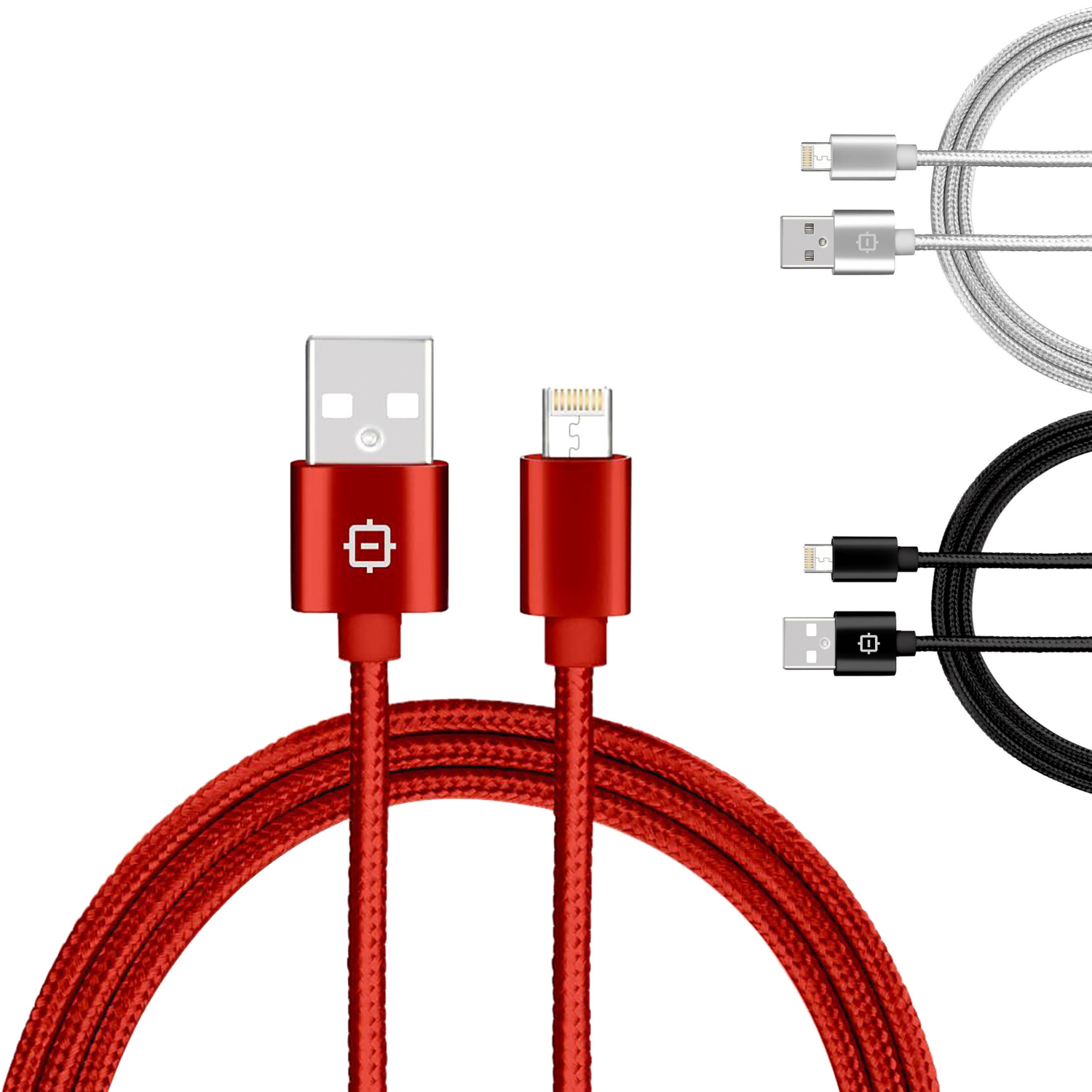 2 In One Micro USB With Lightning Charging Cable | Daraz.com.bd