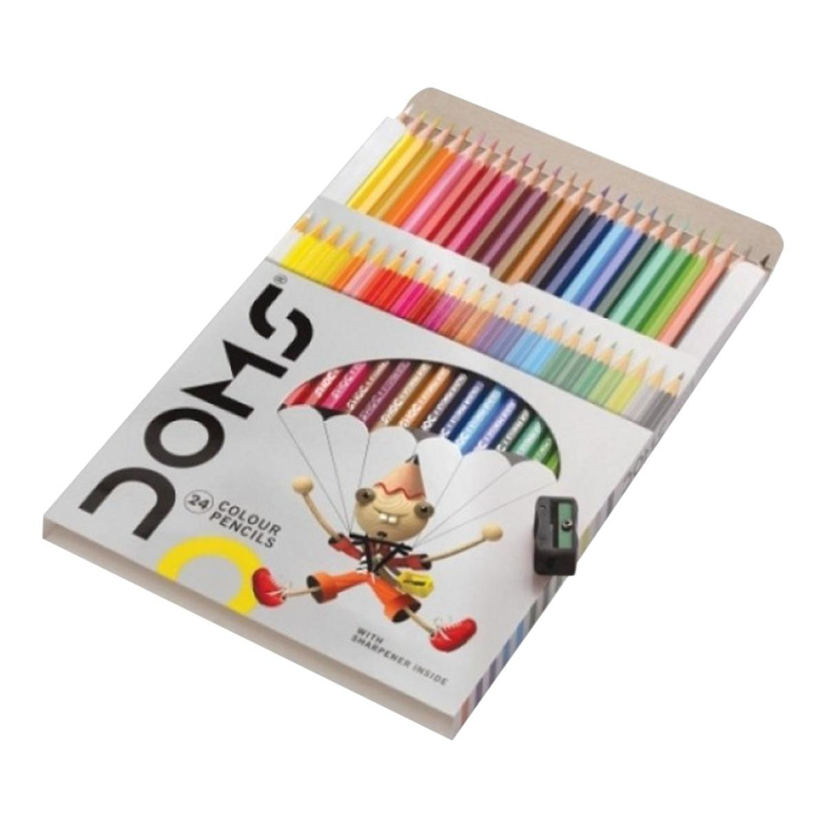 Doms Full Size Color pencil-24pcs Multicolor | Daraz.com.bd