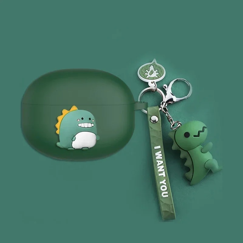 For Honor Earbuds X5 Case Cartoon peach / avocado/ Cute Animal silicone ...