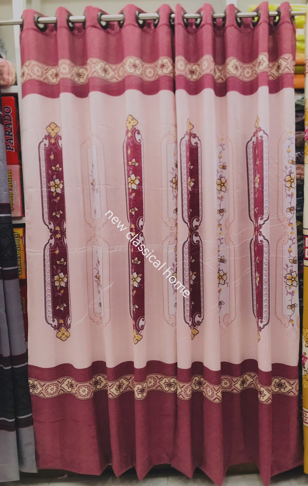 Home Tex Design Curtain ( 4 kuchi porda, 3D print) - Porda by new ...