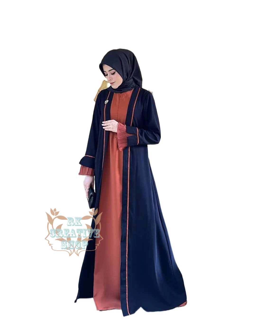 Dubai cherry fabric Elegant design koti borka without hijab for women ...