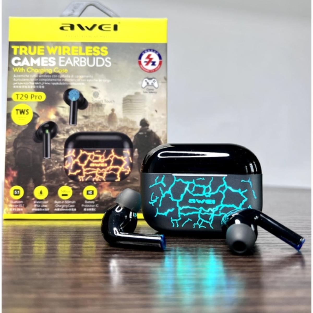 Awei T29 Pro True Wireless Games Earbuds With RGB Color Lighting ...