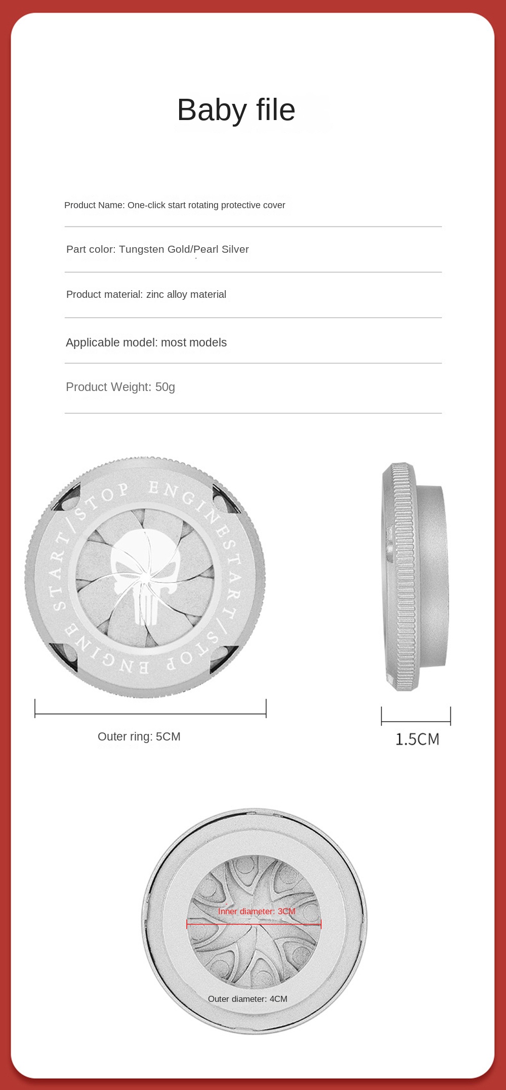 Universal Ratable Ignition Key Protective Cover for Motorcycle and Car ...
