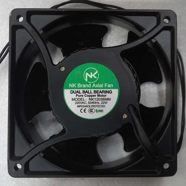 120mm NK Axial Cooling Fan (220v, 50Hz, AC) [Full Metal] | Daraz.com.bd