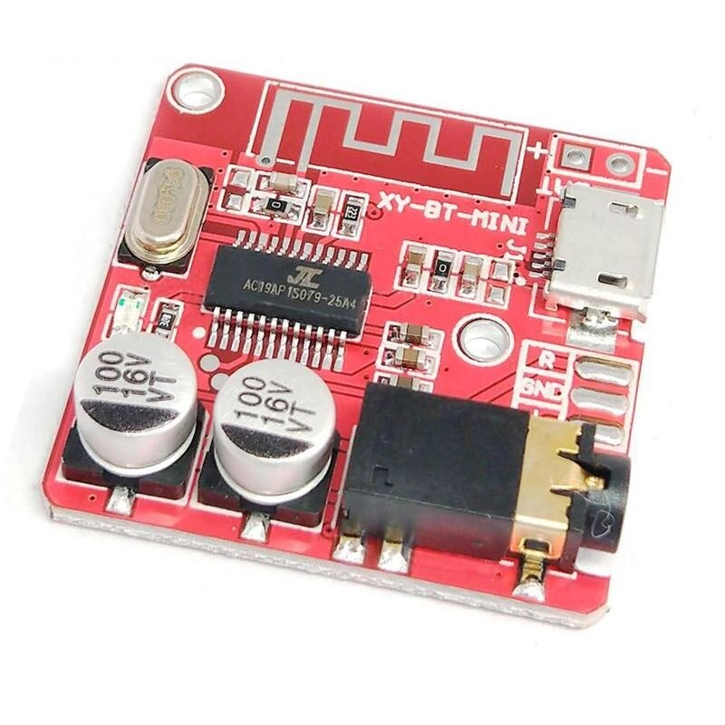 RED Color XY-BT-Mini 3.7-5V 4.1 Bluetooth Audio Receiver Mp3 Board ...