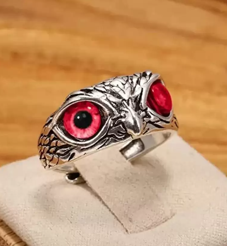 Eye Finger Ring- Owl Fashion Finger Ring For Men | Daraz.com.bd