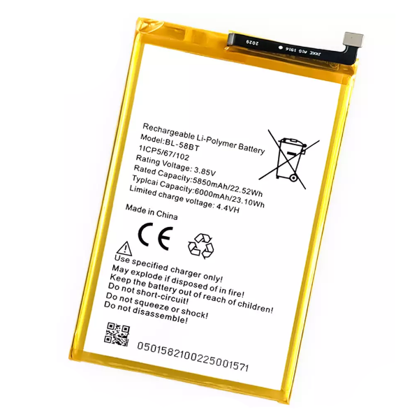 MP- Brand Mobile Battery For Tecno Pouvoir 4/Pova/LC7/LD7 Model BL-58BT ...