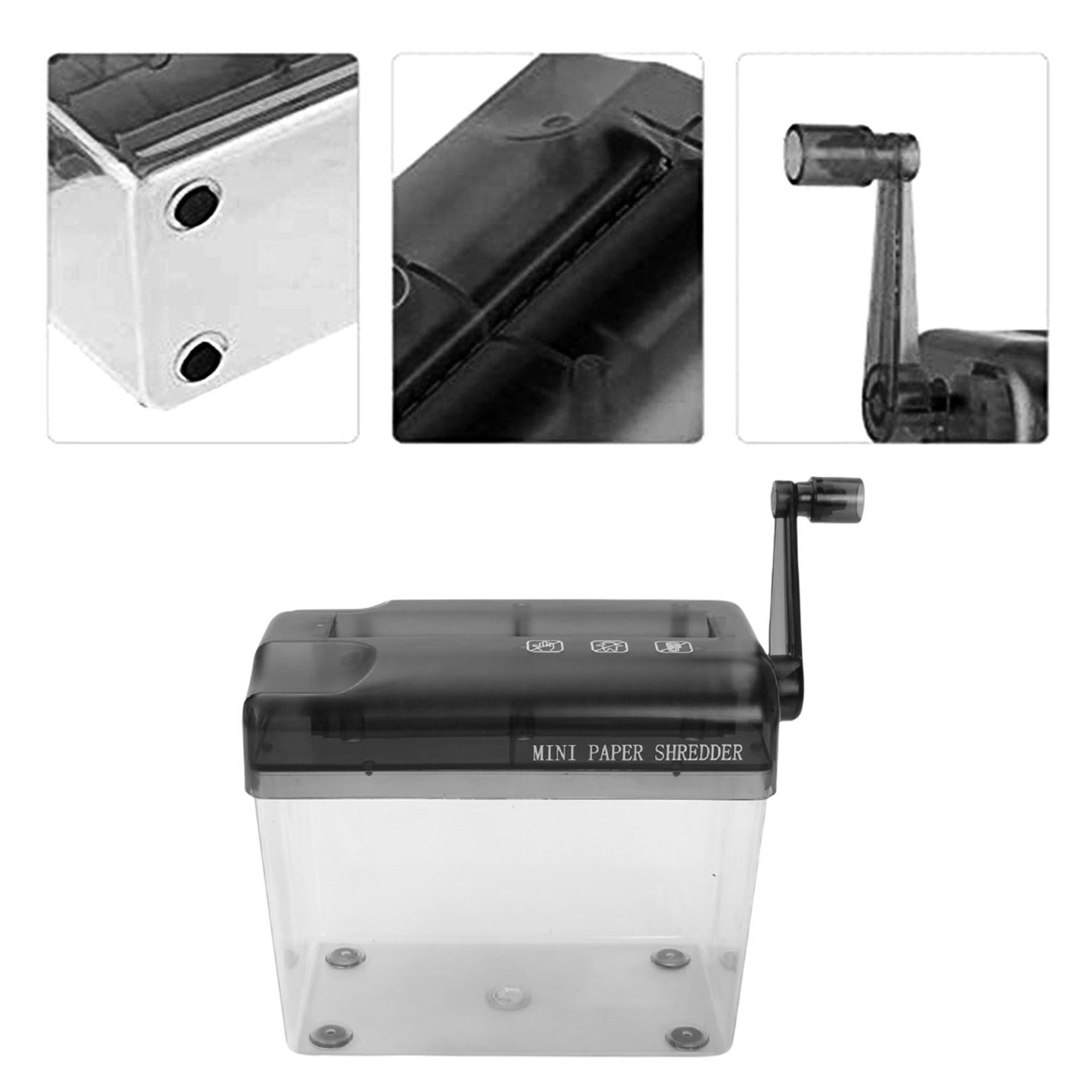 Mini Hand Shredder Portable Paper Shredder A6 Manual Shredder | Daraz ...