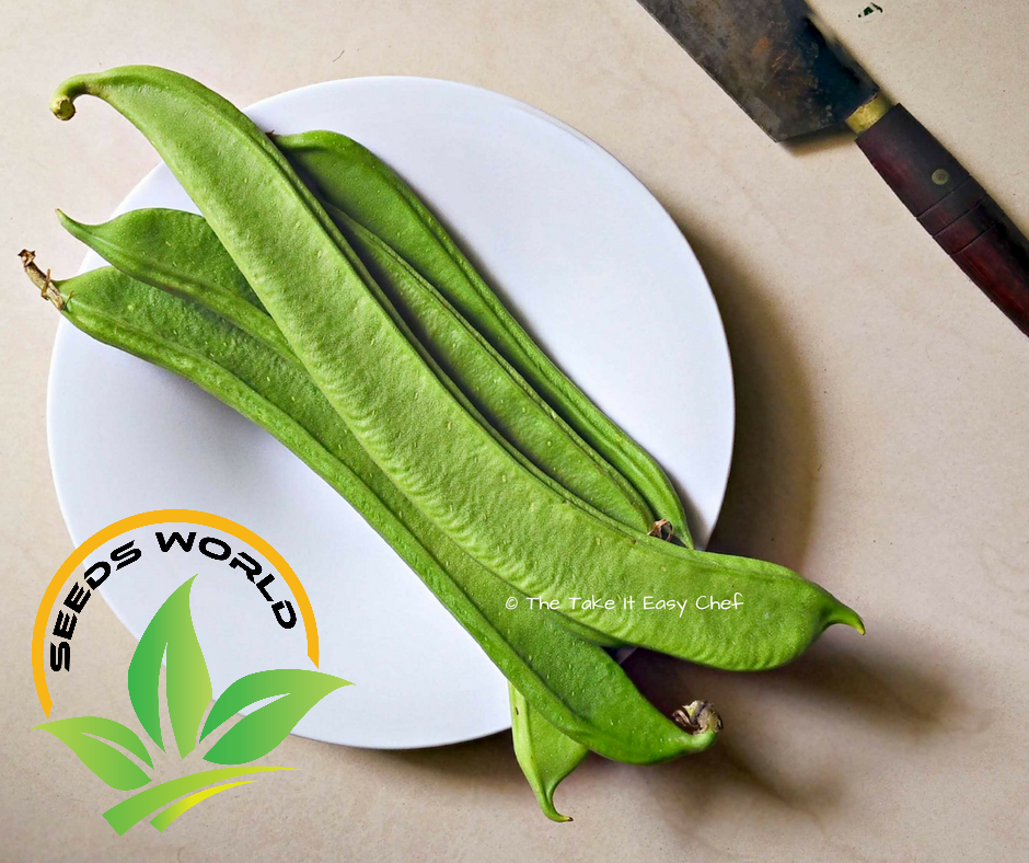 Sword Beans (Mow Sim) Traditional Seed-5 Seeds packet | Daraz.com.bd