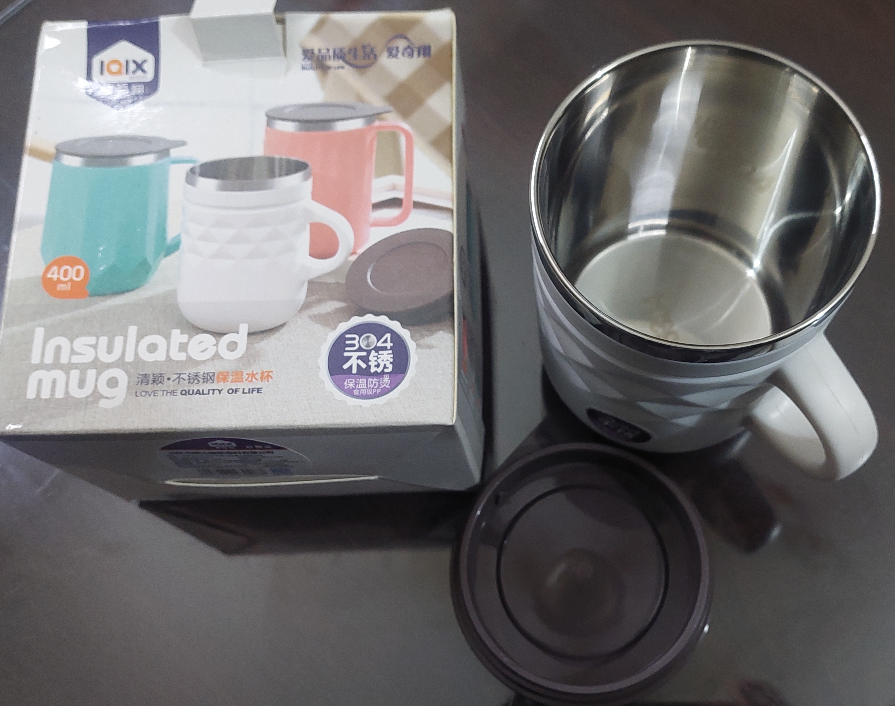 1 pcs Stainless Steel Coffee Mug Portable Tea Coffee Milk Cup Thermal ...