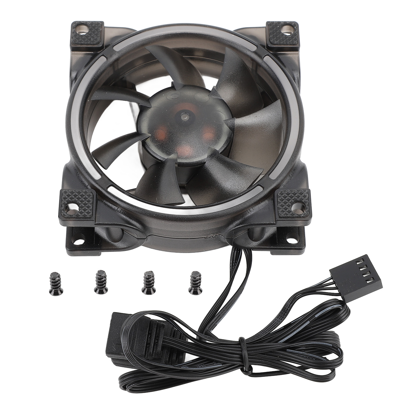 80mm PWM 5V ARGB Case Fan MFDB Hydraulic Bearing PWM Intelligent ...
