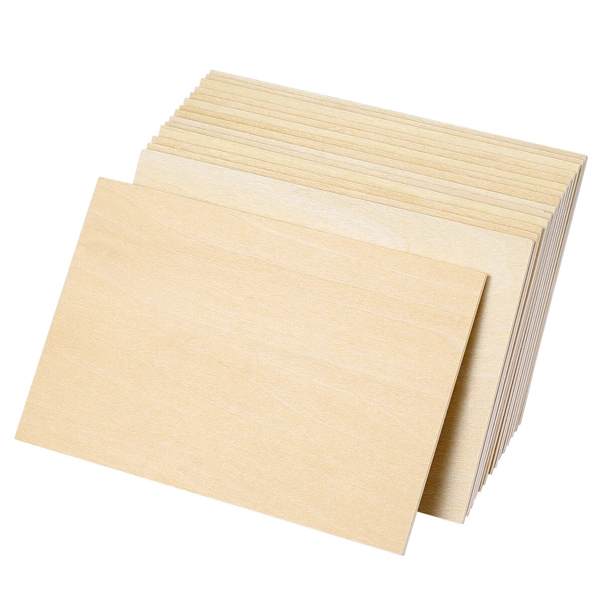 Wood Sheets Craft Basswood Unfinished Board Plank Wooden Plywood ...