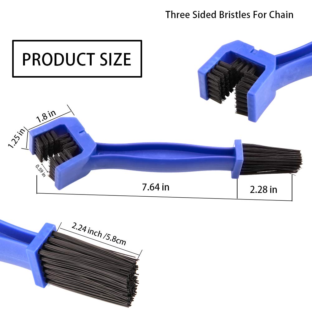 Best Durable Motorcycle Chain Cleaner Brush - Motorcycle/Bike/Cycle ...